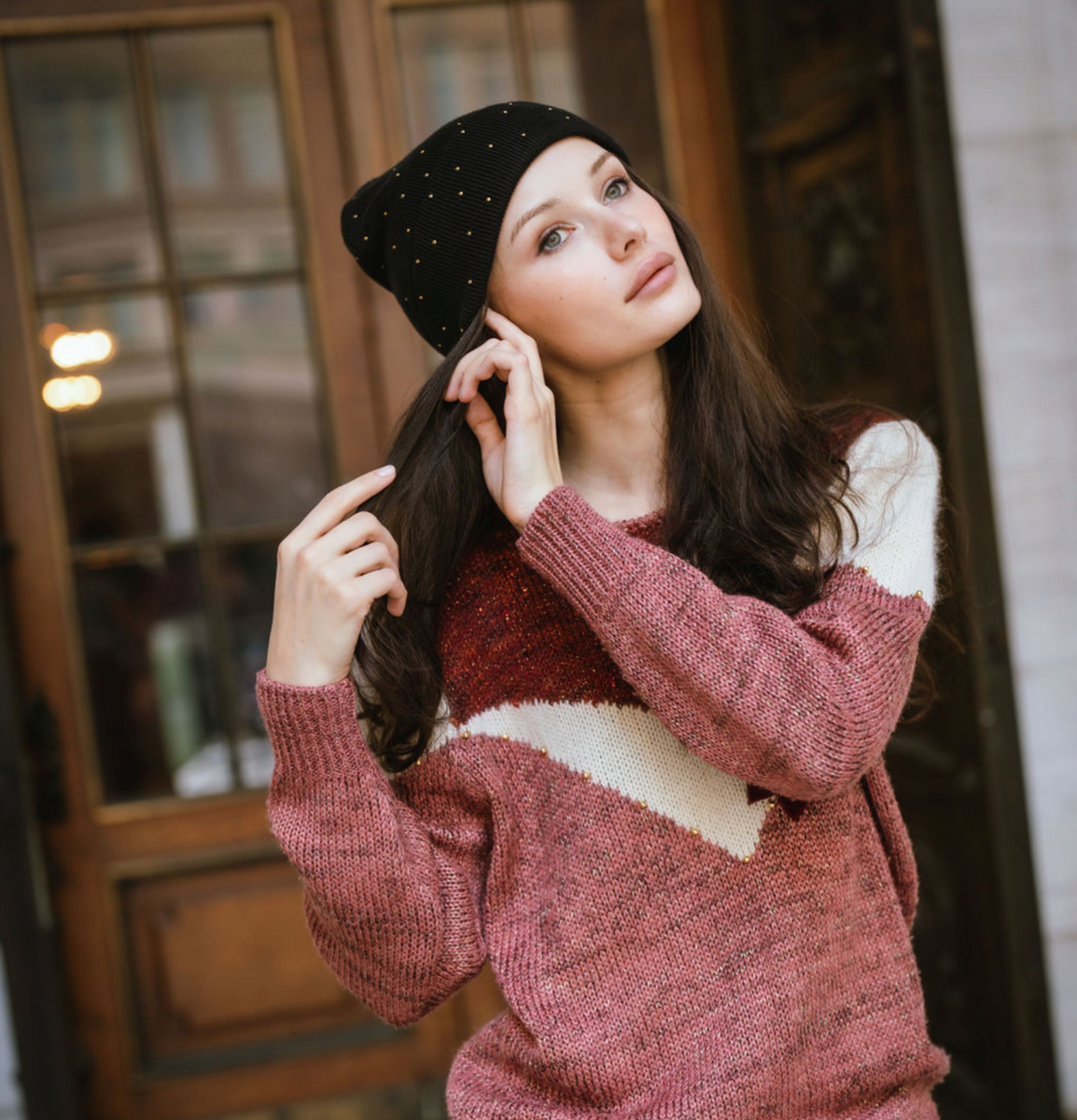 The Luxury Studded Beanie – TAL NEW YORK