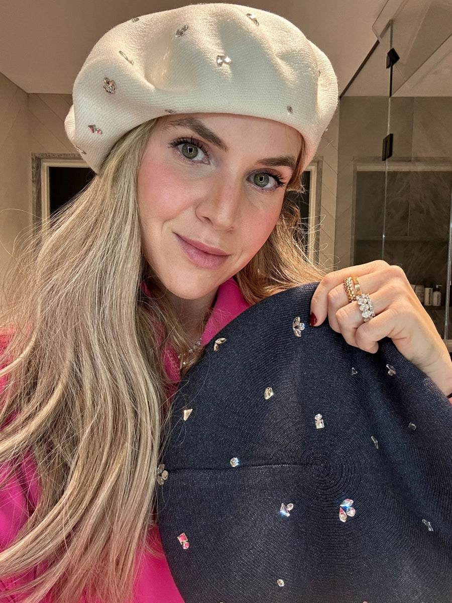 The Cami Beret - Crystal Edition – TAL NEW YORK